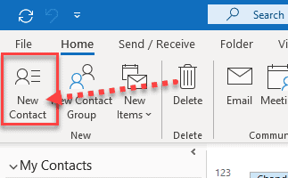Outlook How To Create & Share Electronic Business Card (VCard)?