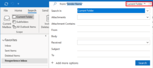 How to Fix Outlook Search When It's Missing